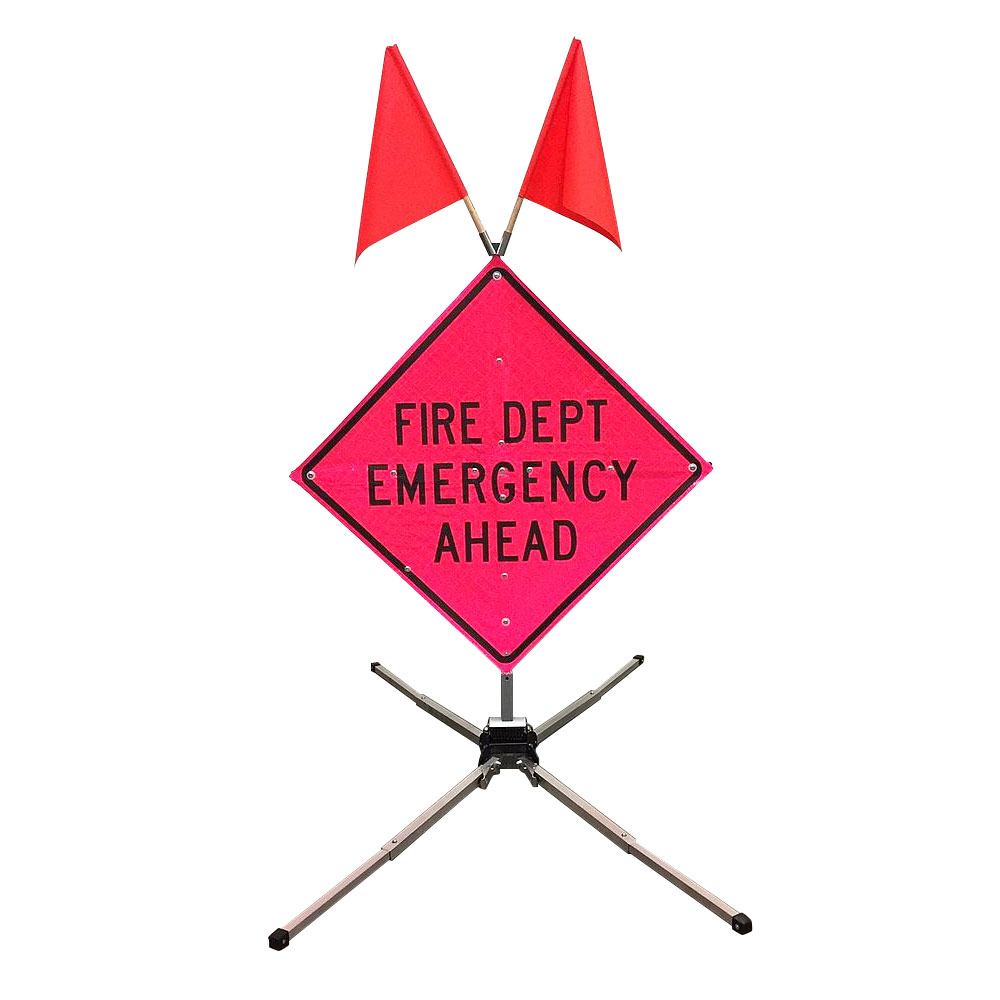Fold & Roll Traffic Sign System - 36" | WFR Wholesale Fire & Rescue