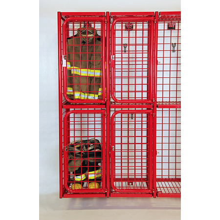 GearGrid Two-Tier Wall Mount Lockers | WFR Wholesale Fire & Rescue