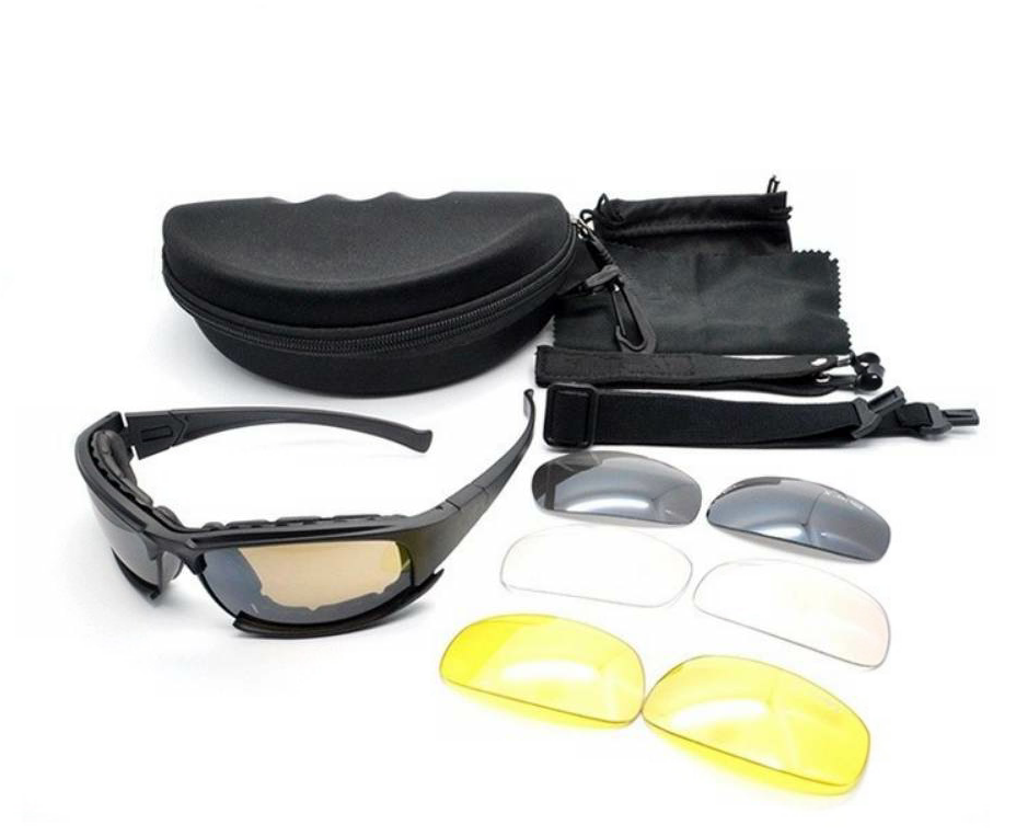 Wildland/Extrication Combination Safety Glasses & Goggles (Package of 5 ...
