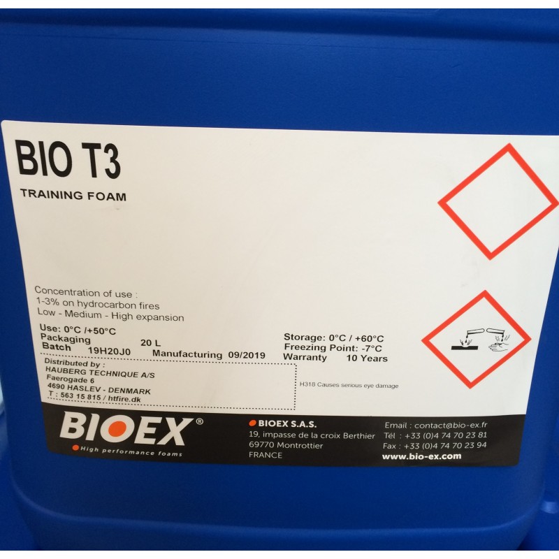 BIO T3 Training Foam - BIOex | WFR Wholesale Fire & Rescue