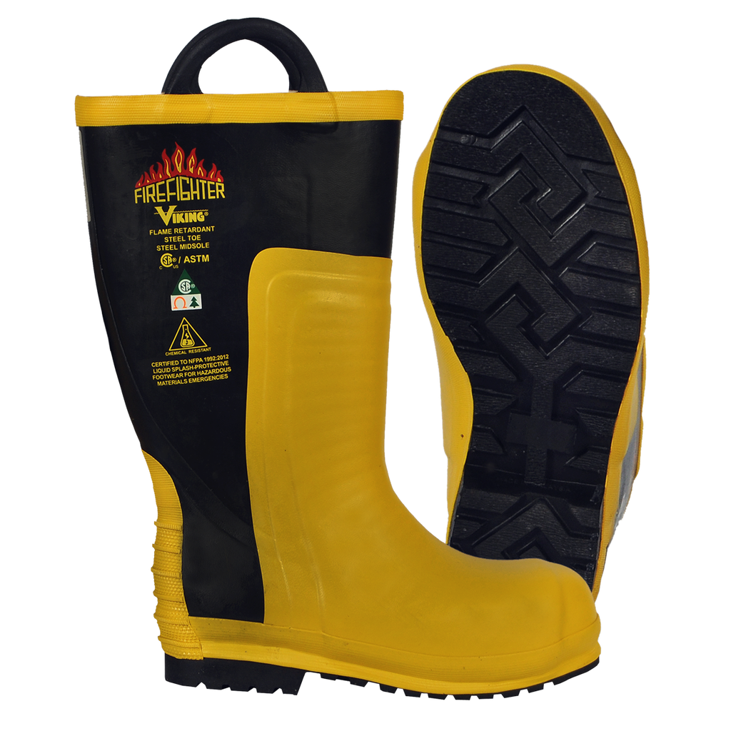 Viking Firefighter Chainsaw Rubber Boots | WFR Wholesale Fire & Rescue